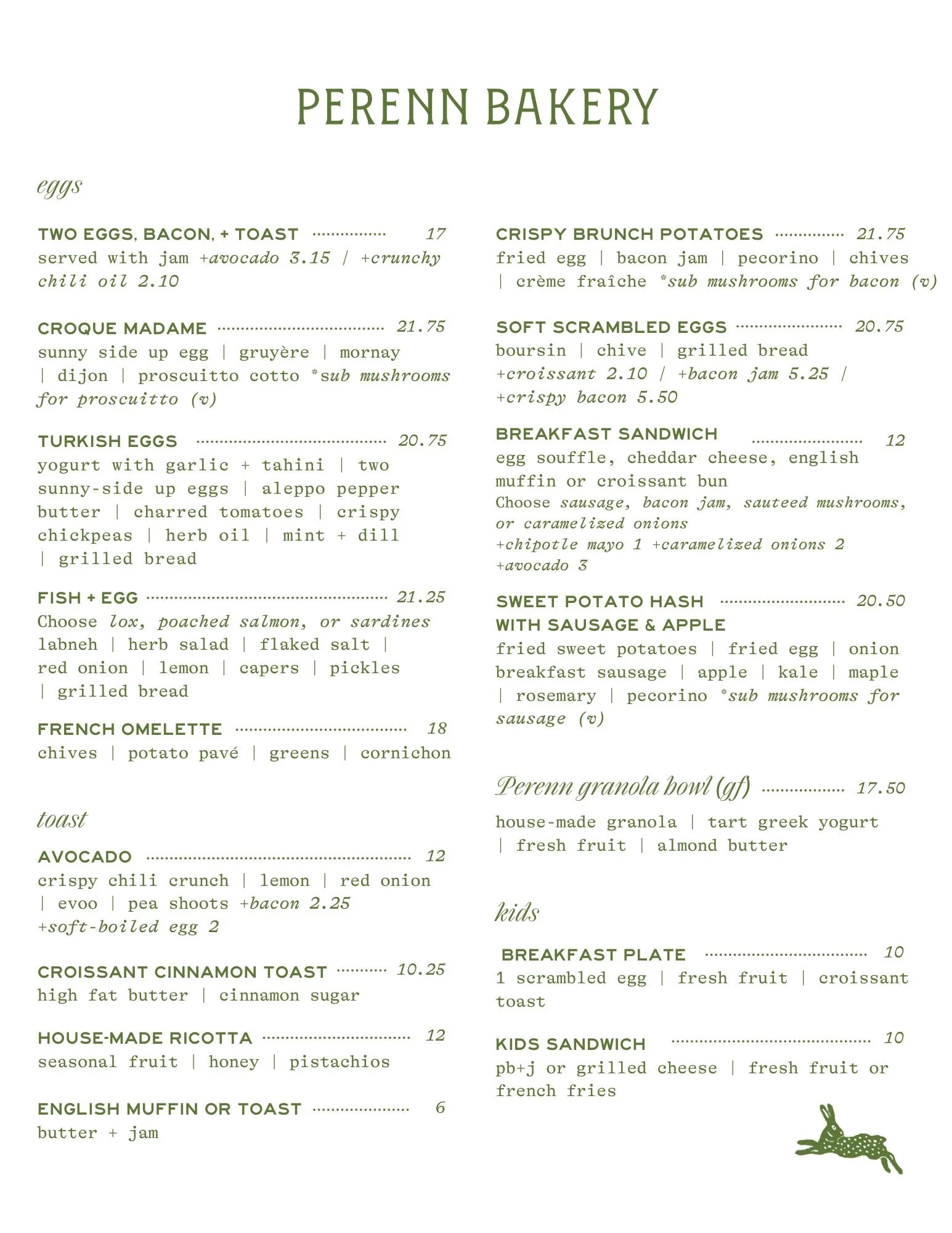 Perenn Rancharrah — Perenn Bakery