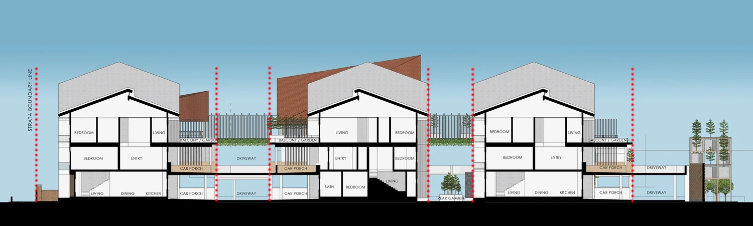 Semiramis — Houses of Terracing Garden — The Borneo Architecture Journal