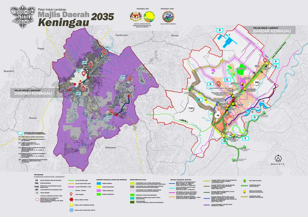 Landscape Master Plan for Keningau, Sabah — The Borneo Architecture Journal