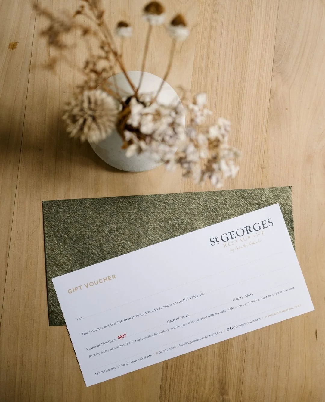 Menu | St Georges Restaurant