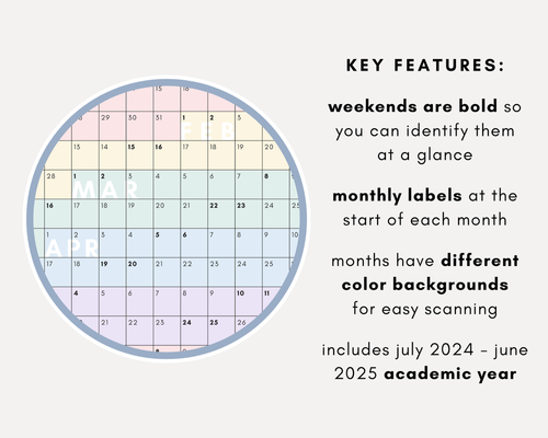 2025-2026 Full Year Academic Calendar — Rilee Smith