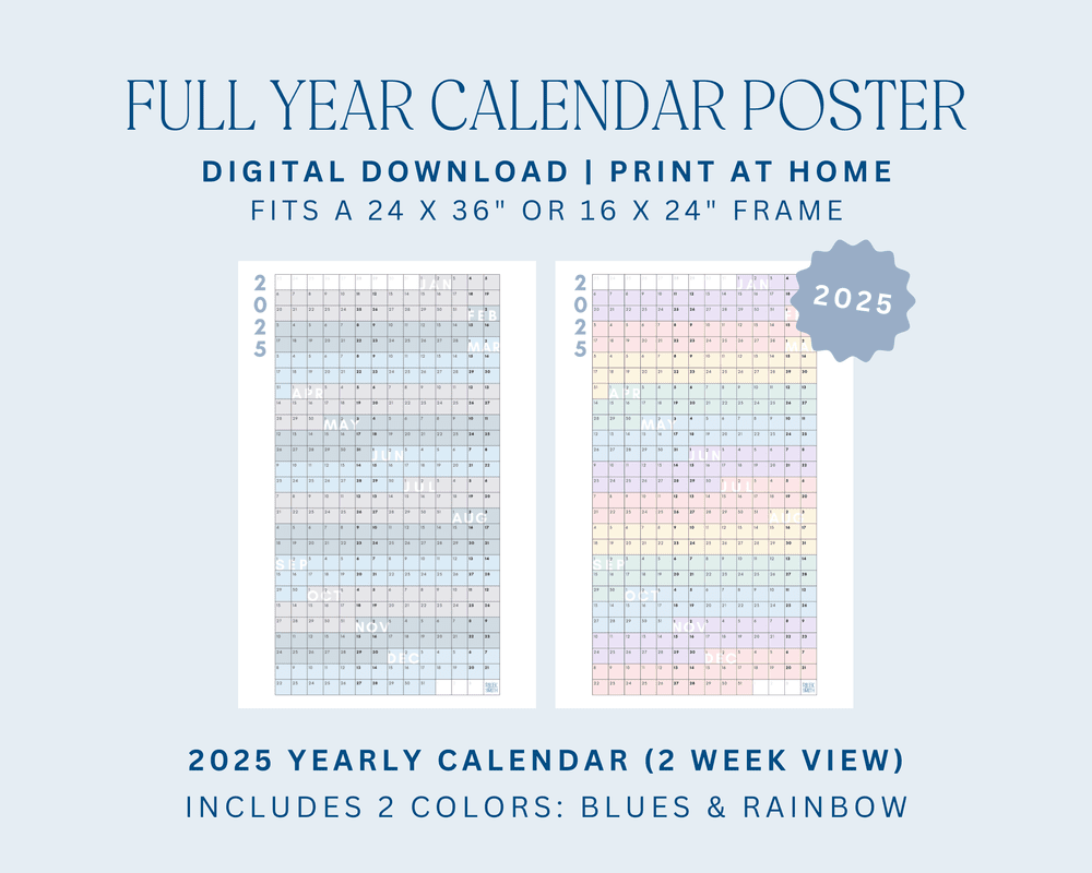 2026 Full Year Calendar — Rilee Smith