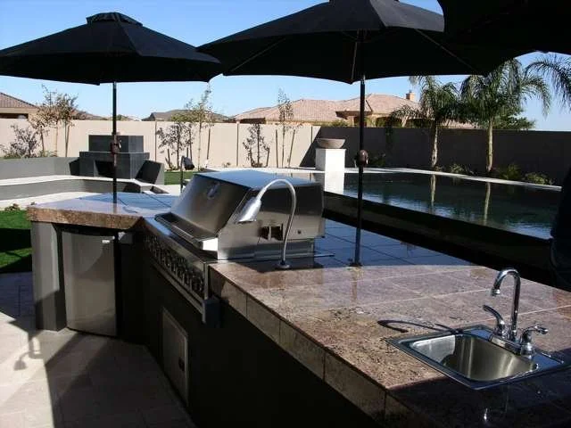 Custom Outdoor Kitchens & Barbeques Design — Precision Landscape & Design