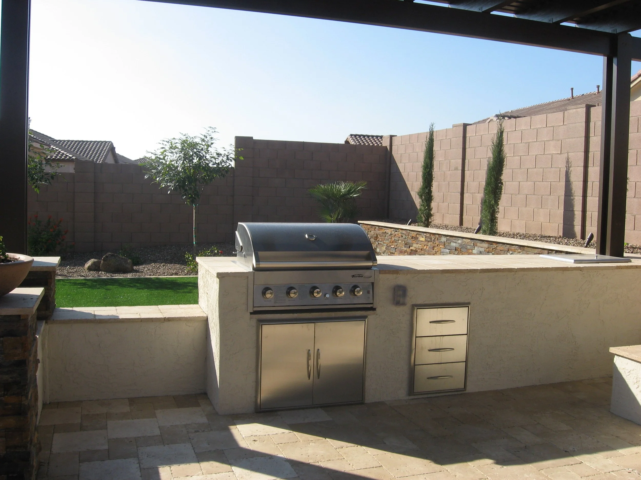 Custom Outdoor Kitchens & Barbeques Design — Precision Landscape & Design