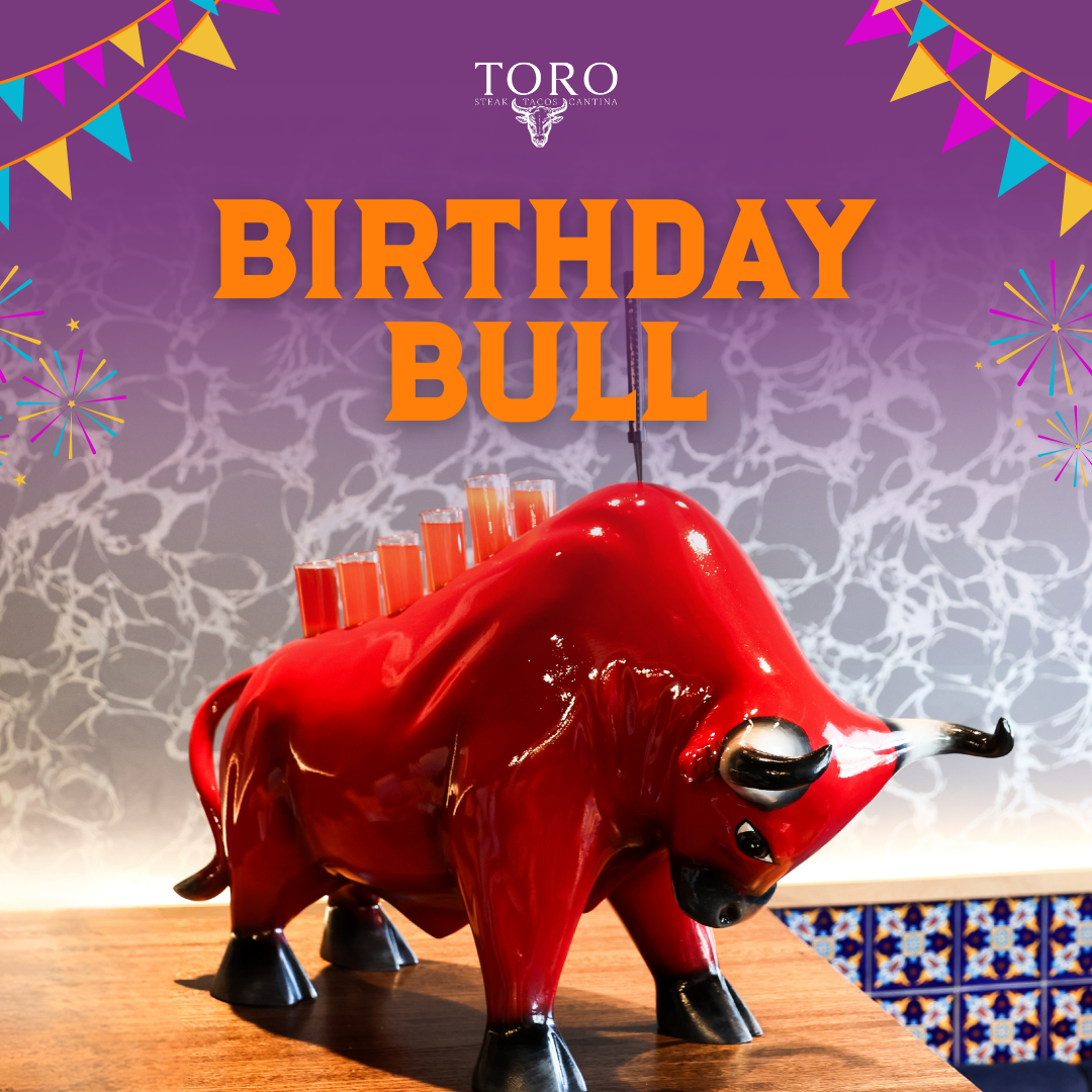 Toro Birthday Bull — Toro Cantina