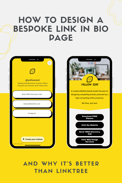 How to Design a Bespoke Link in Bio Page with Squarespace and Why It’s Better Than Linktree ...