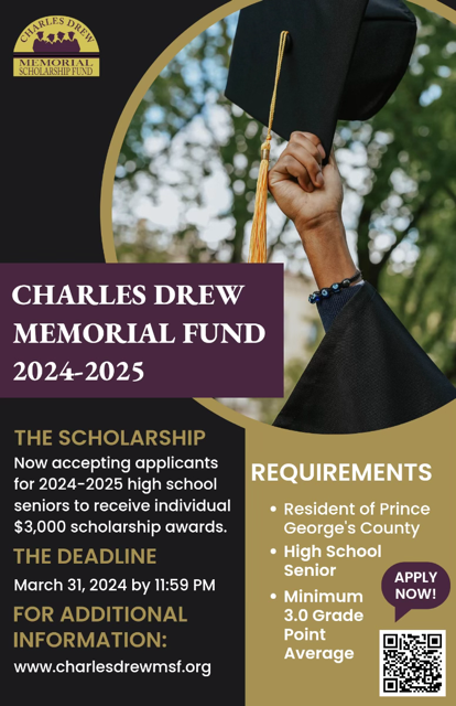 Scholarship — Charles Drew Memorial Scholarship Fund, Inc.