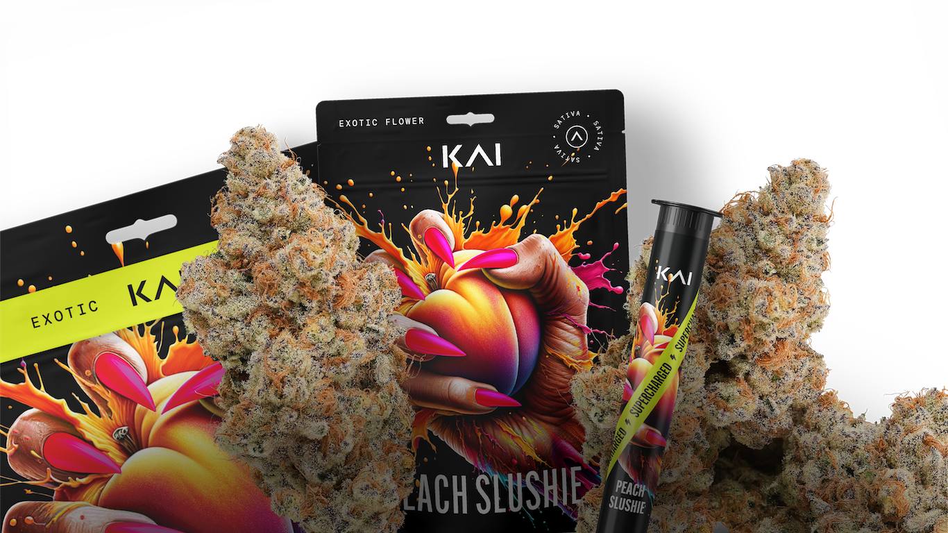 Peach Slushie Strain • Sativa • KAI Cannabis Flower — KAI Cultivation