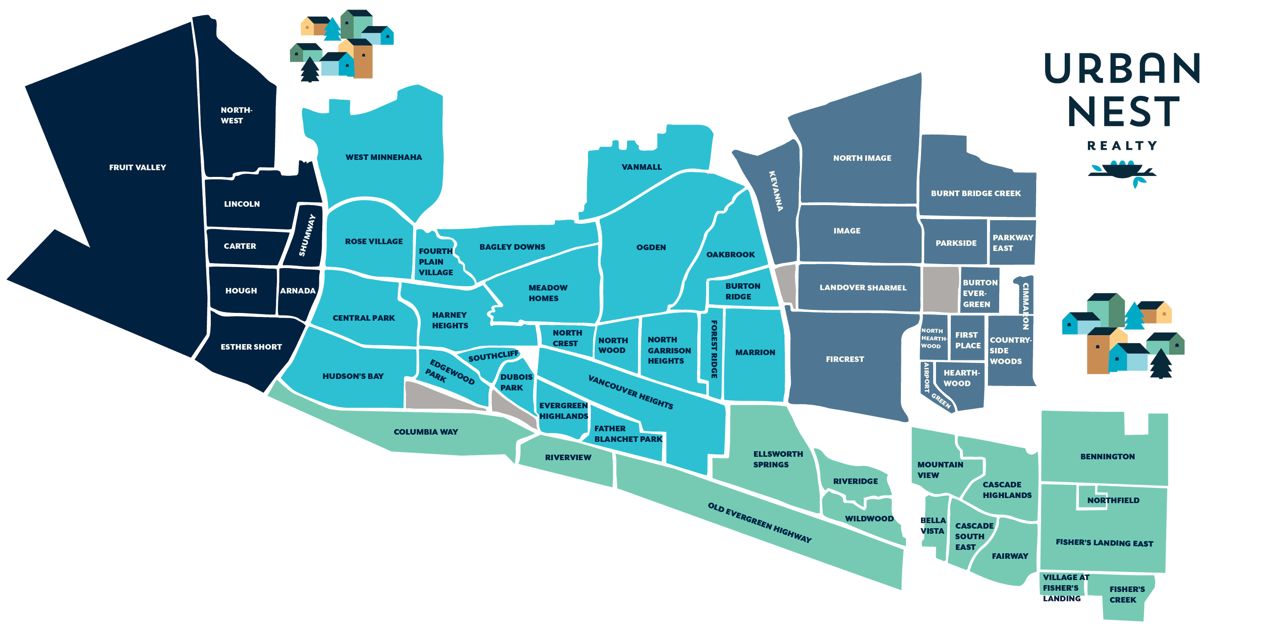 Vancouver Neighborhoods — Urban Nest Realty - Oregon & Washington