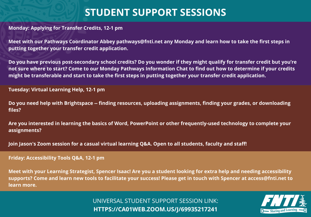FNTI Student Supports — FNTI