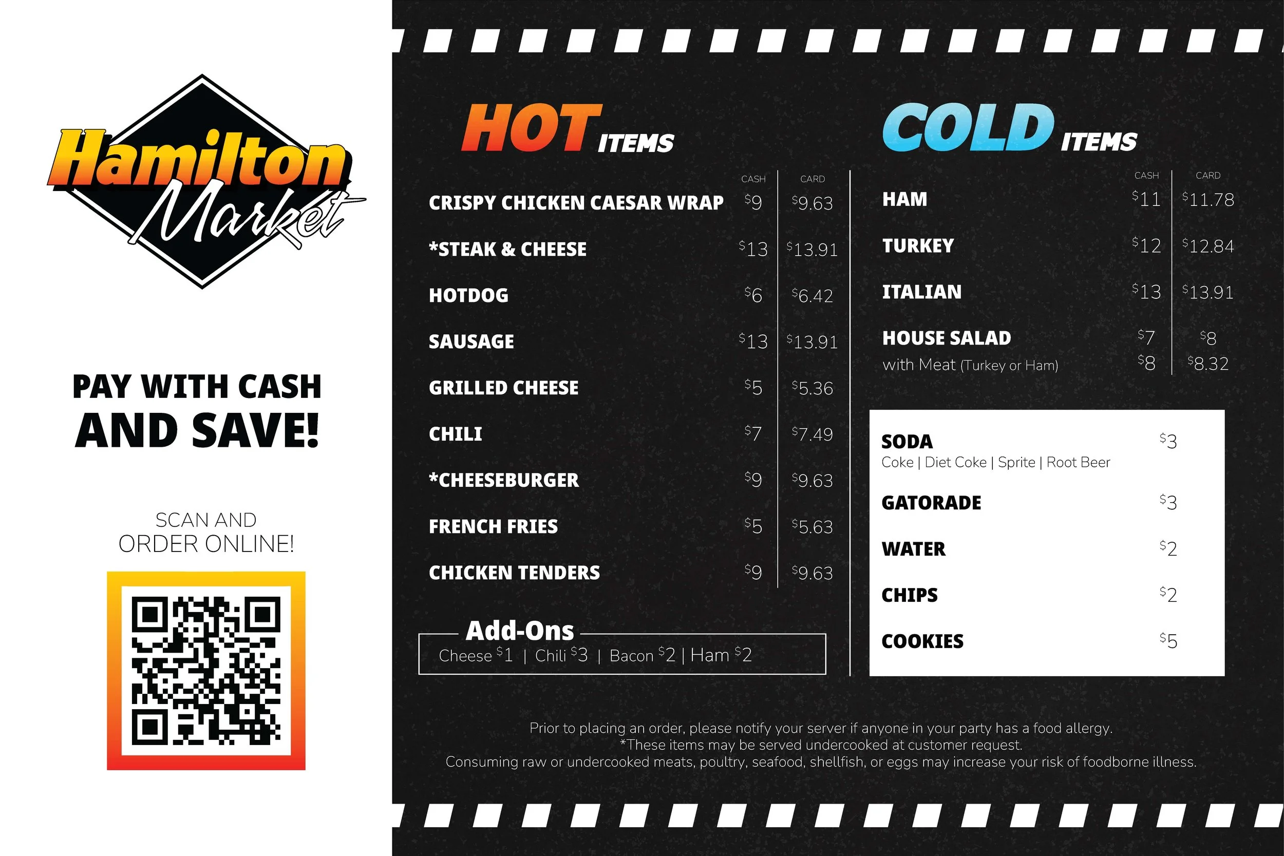 Menu — Hamilton Food Truck