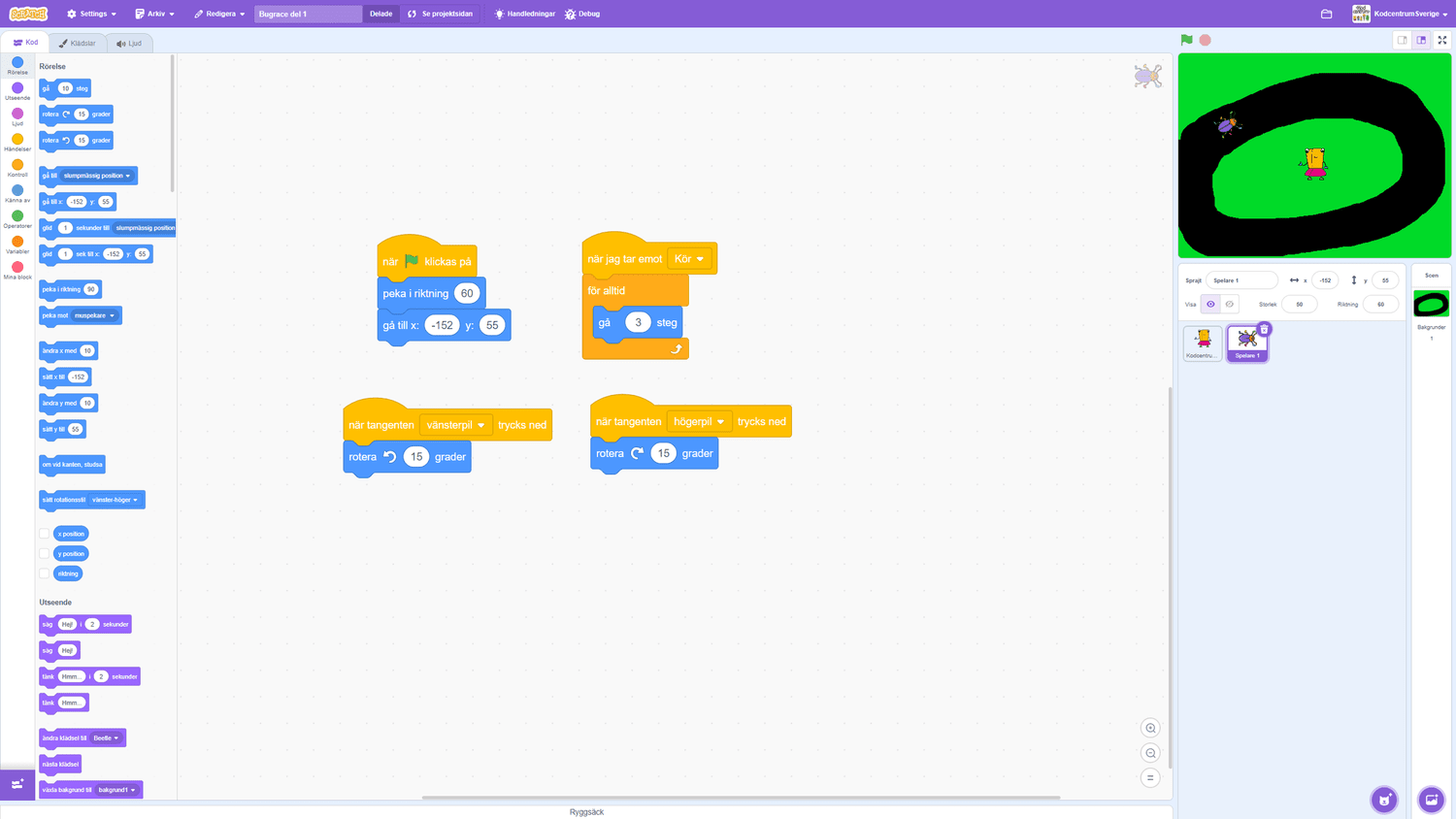 Bugrace — KodBoken