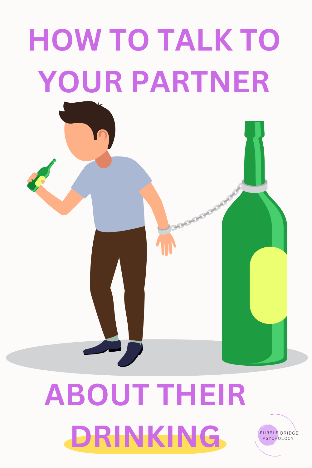 How to talk to my partner about their drinking or drug problem — Purple Bridge Psychology ...