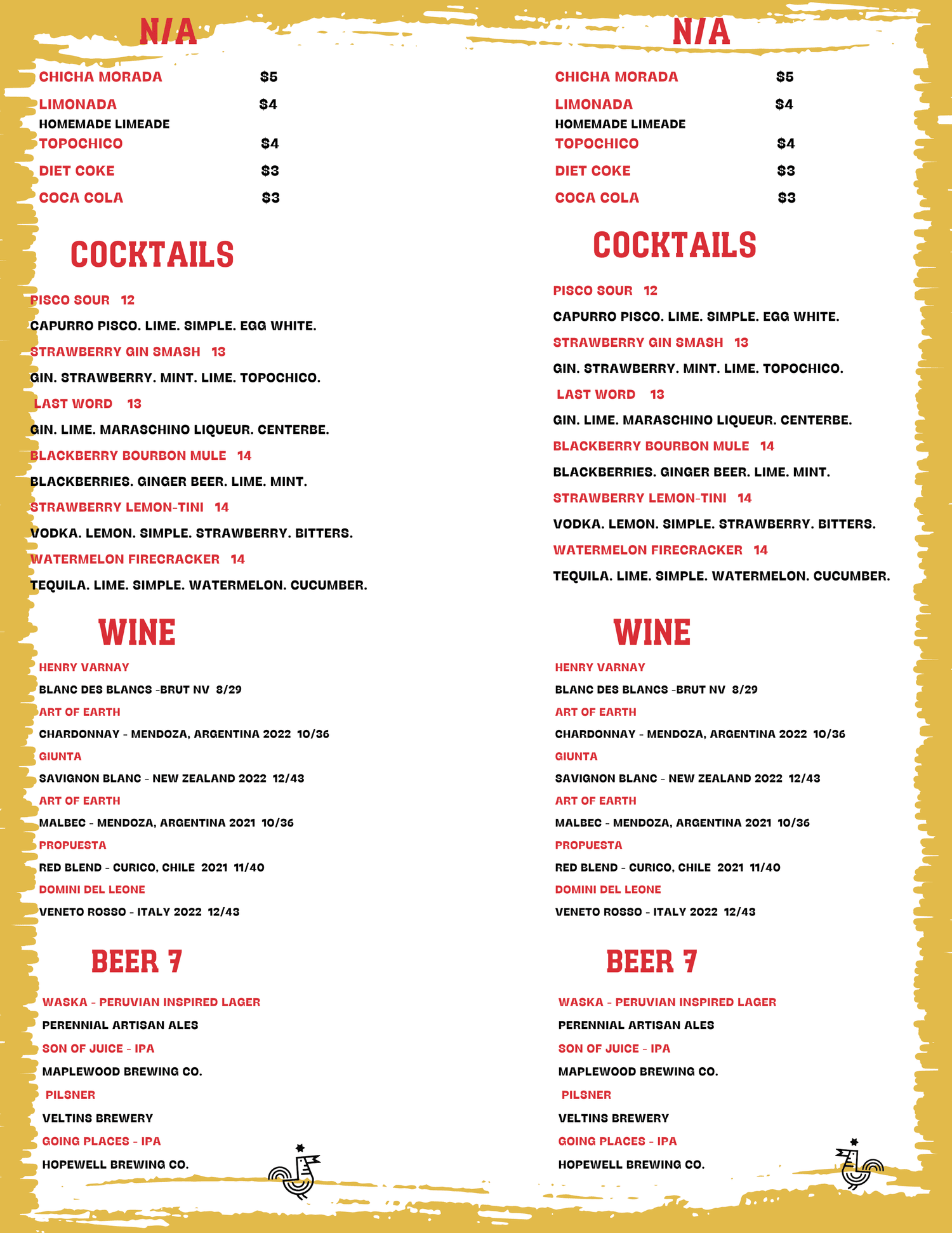 Menu — Brasas Website
