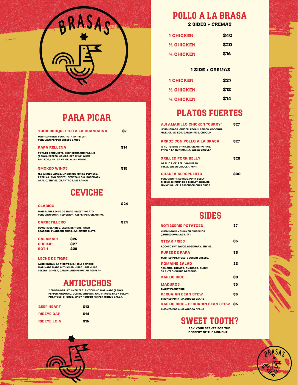 Menu — Brasas Website