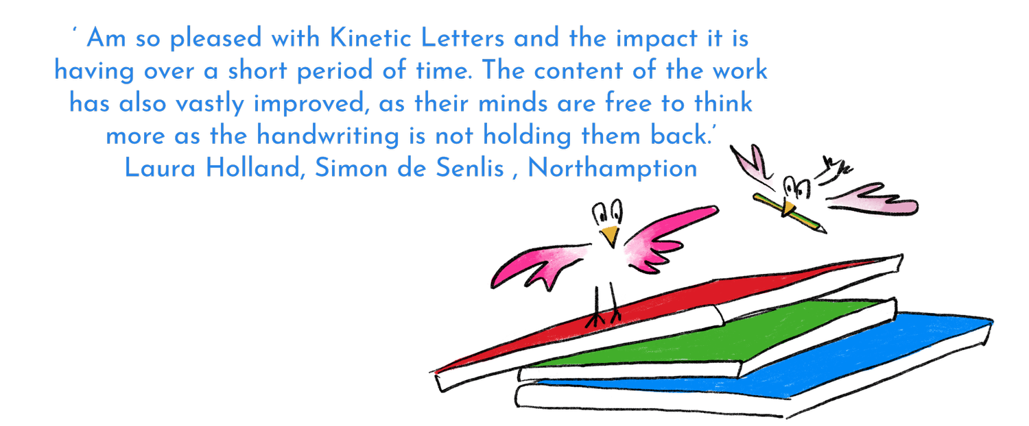 Results — Kinetic Letters Hand writing programme
