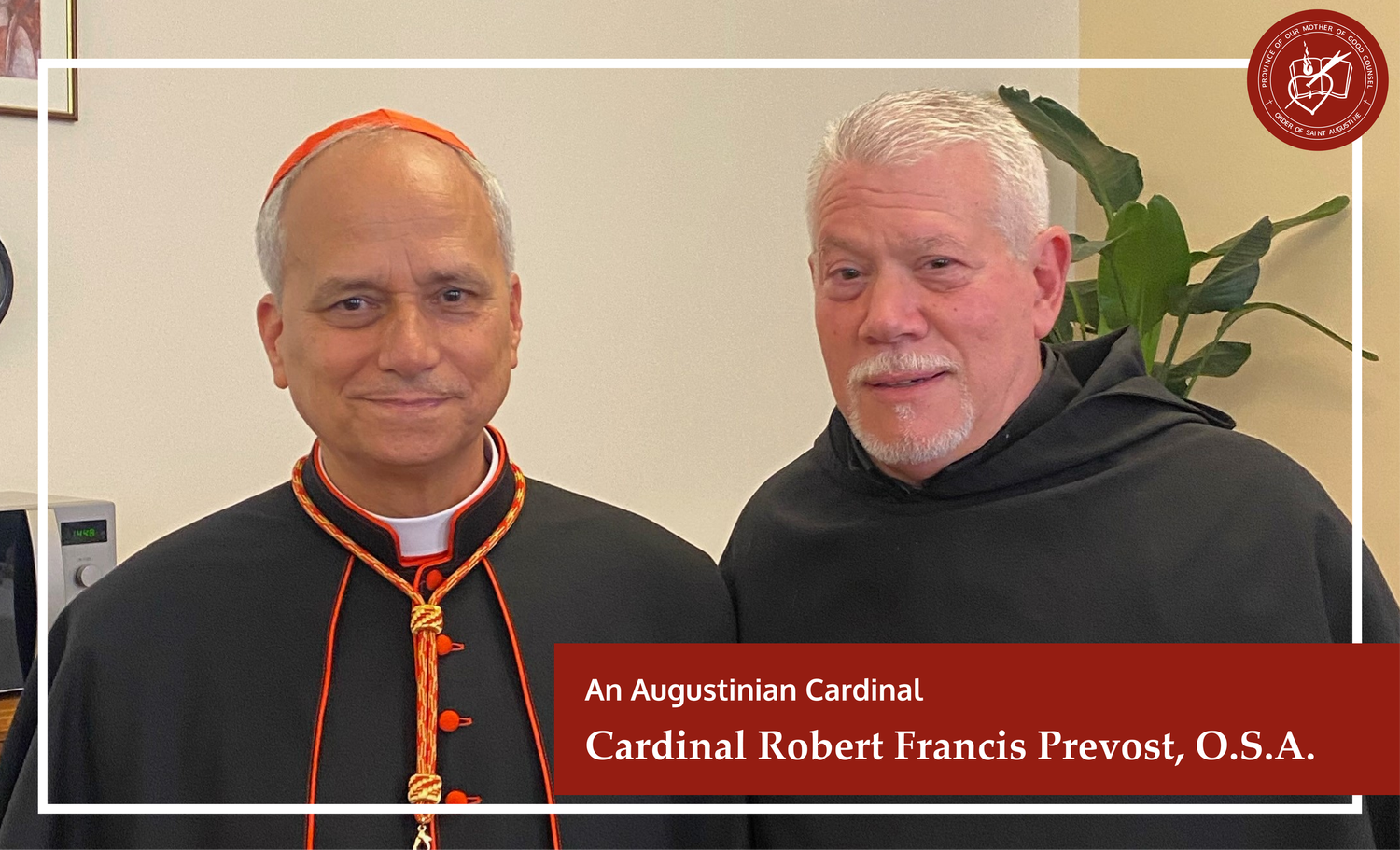 A New Augustinian Cardinal — Midwest Augustinians