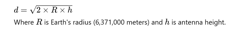 LOS (Line Of Site) Calculator | J6 Solutions