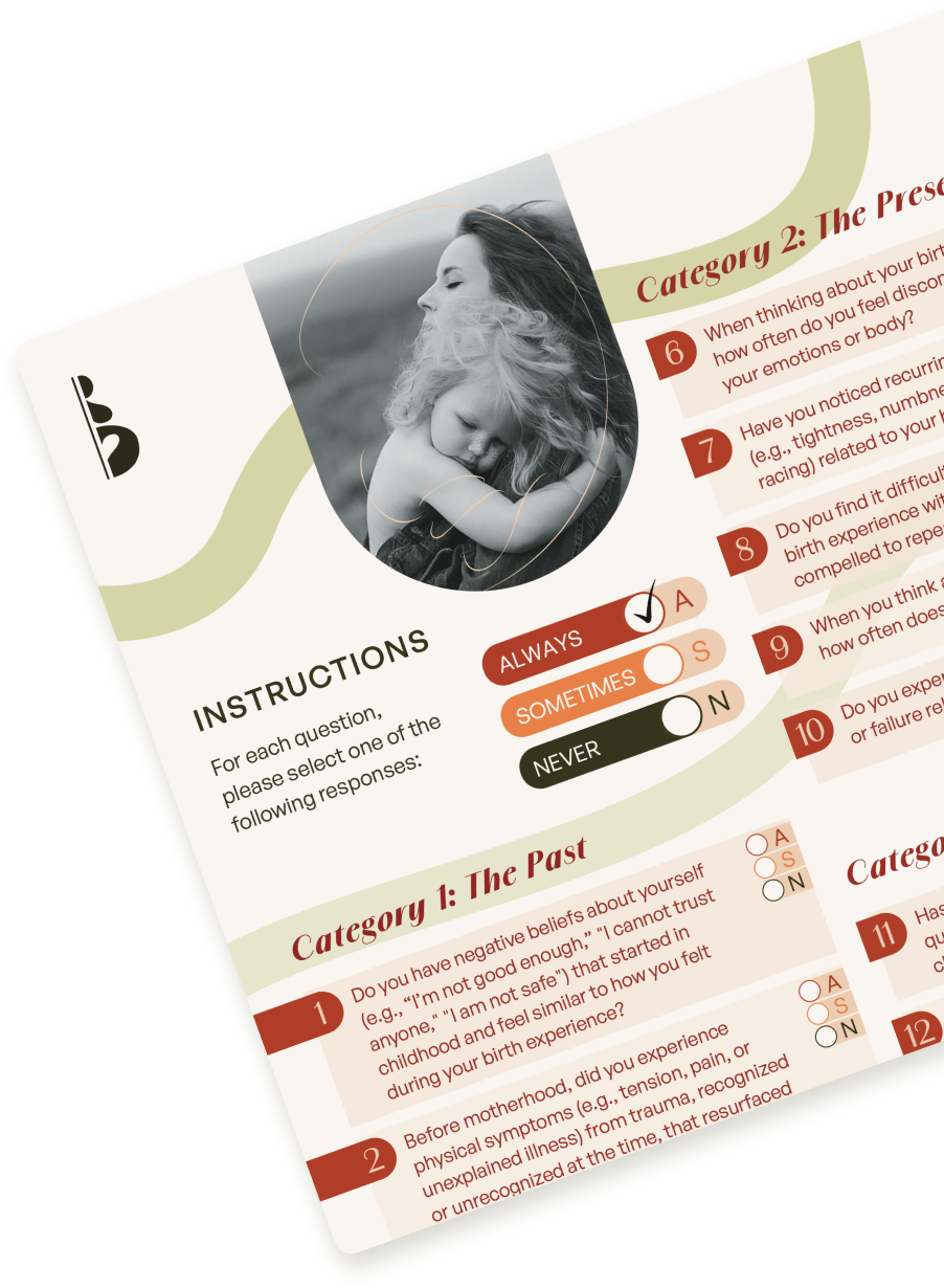 The Well Mother Checklist | Discover Emotional Well-being — Birth Feelings