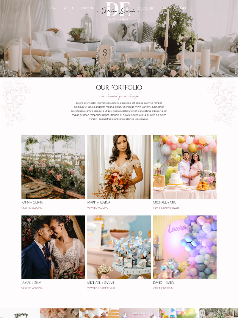 Luxe Squarespace Website Template — Wynn Solutions