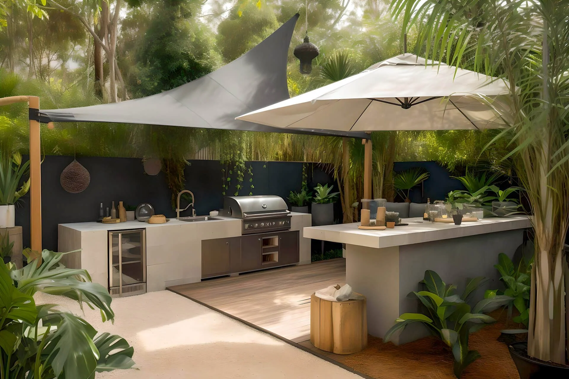 Shade Sails | Enhance Outdoor Spaces Today — Metro Awnings