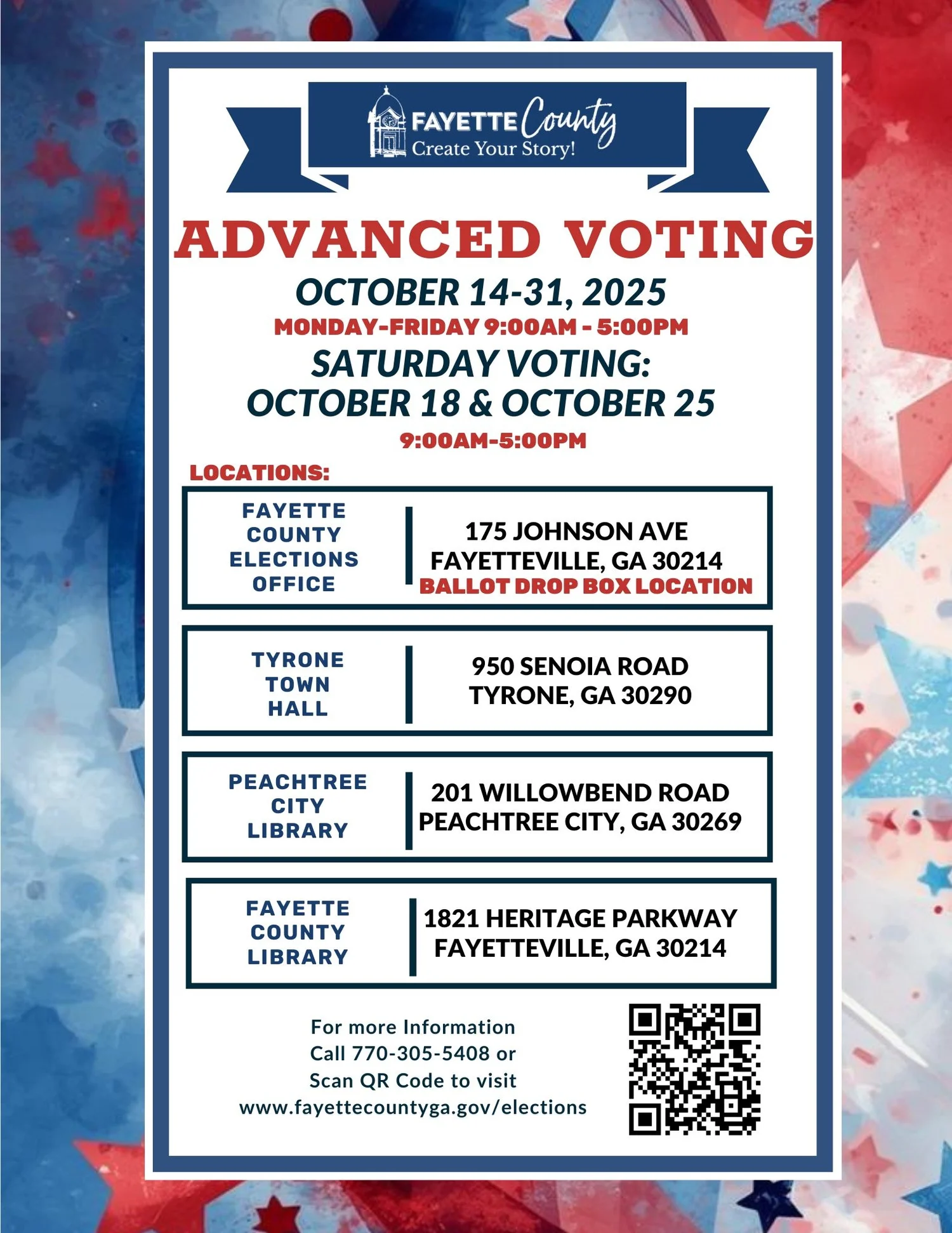 Early Voting — Fayette Democrats