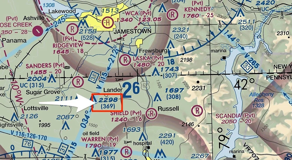 How to Calculate the Maximum Elevation Figure (MEF) on a Sectional ...