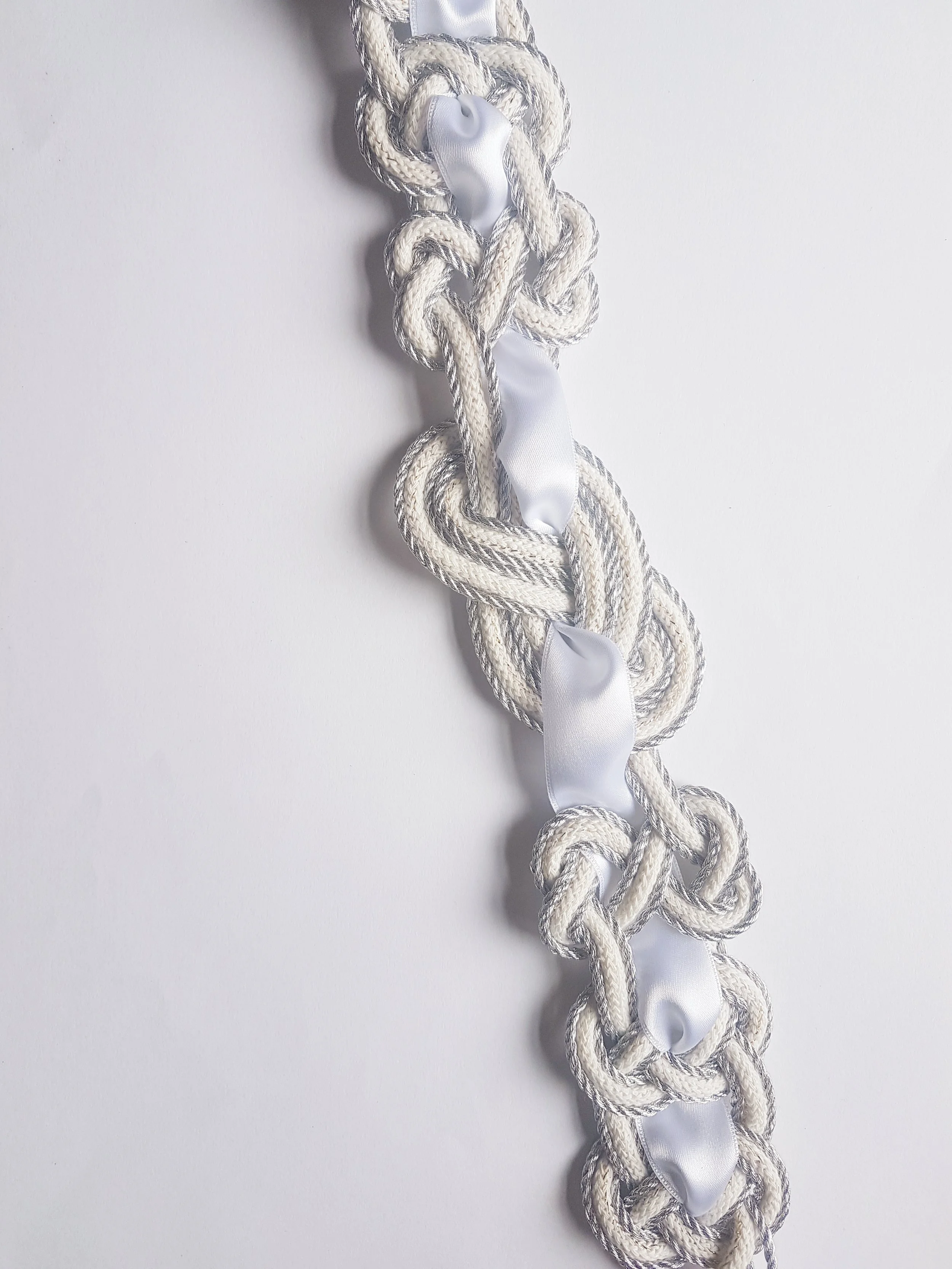 Decorative Infinity - Sage green Satin — Anamchara Handfasting Cords