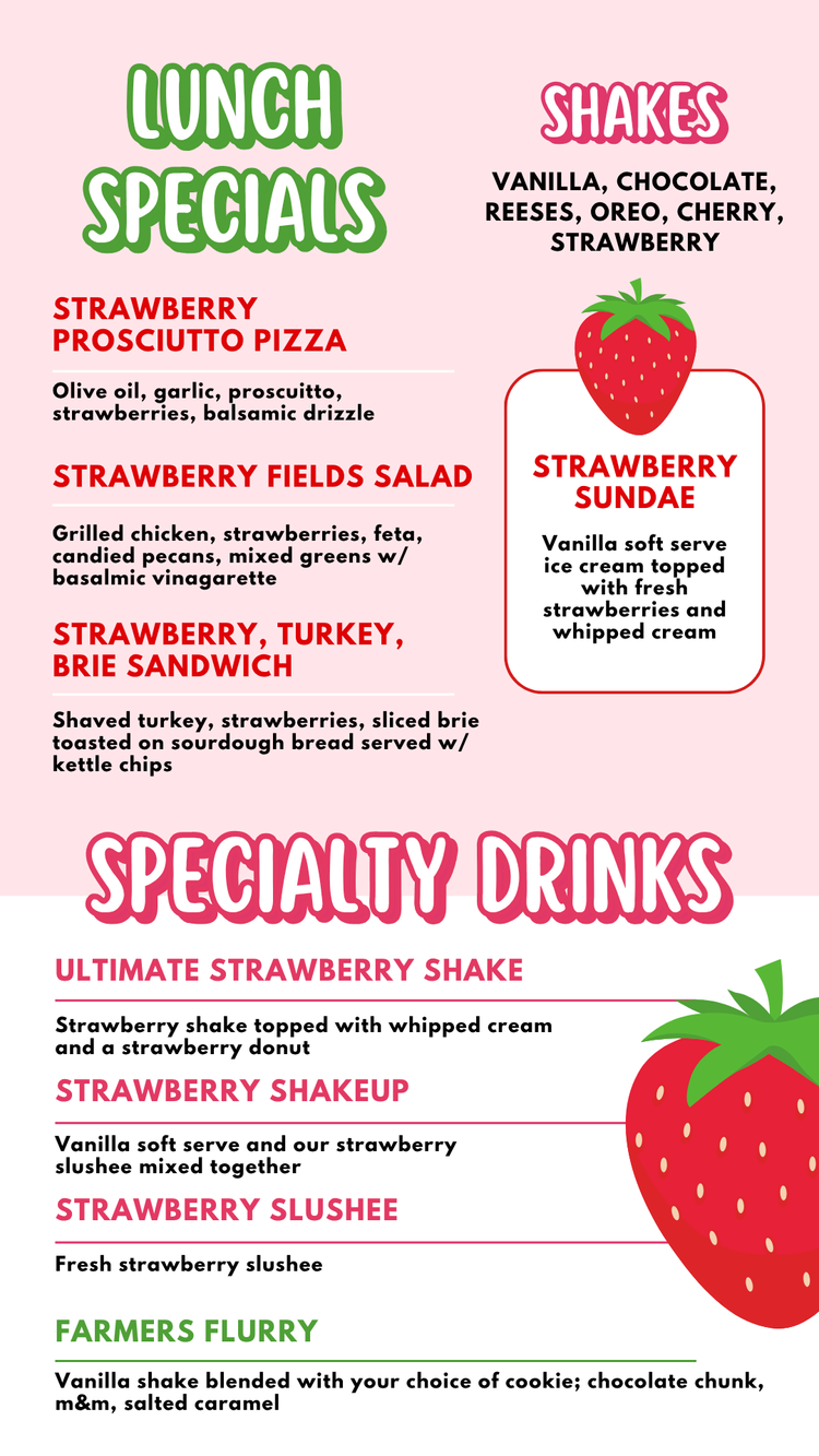 Menus — Dunneback Girls 2024
