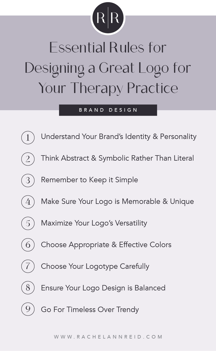Essential Rules for Designing a Great Logo for Your Therapy Practice ...
