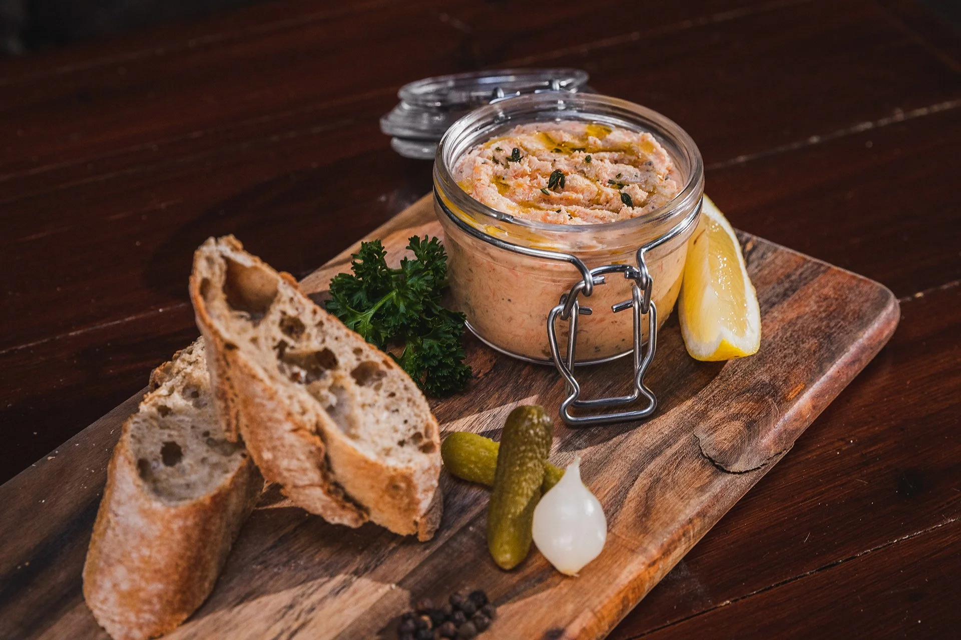 Cold Smoked Trout Rilette Recipe — Bistro Papillon | French Restaurant ...