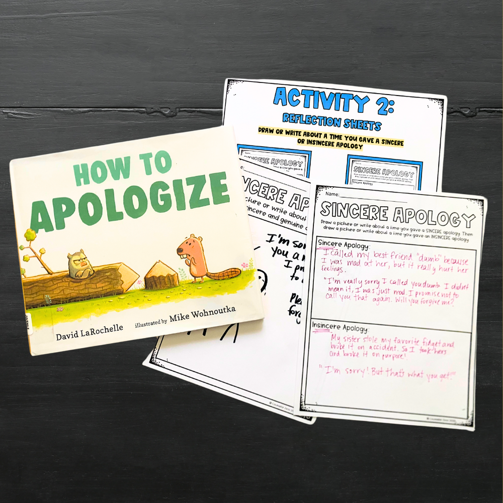 How to Apologize 101: A Lesson for Elementary Students — Counselor Jess
