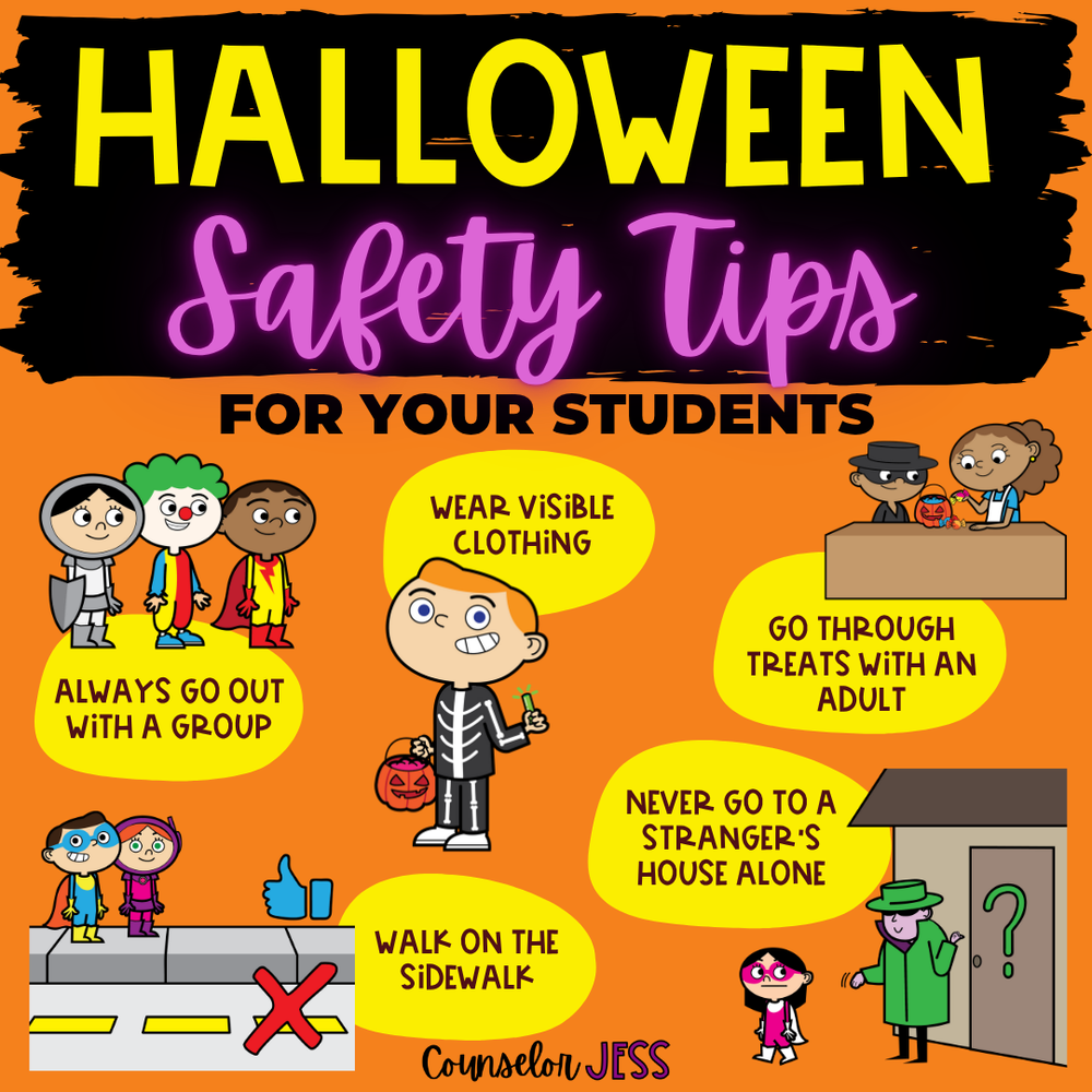 Teaching October Safety in Elementary — Counselor Jess
