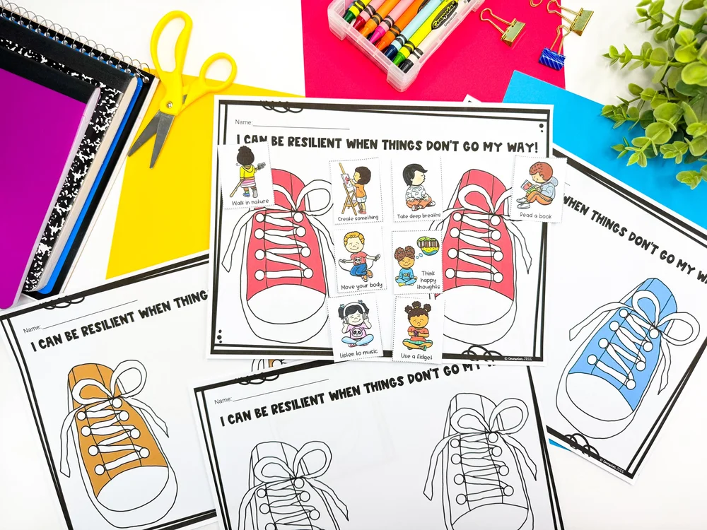 Resilience White Shoes Lesson Freebie — Counselor Jess