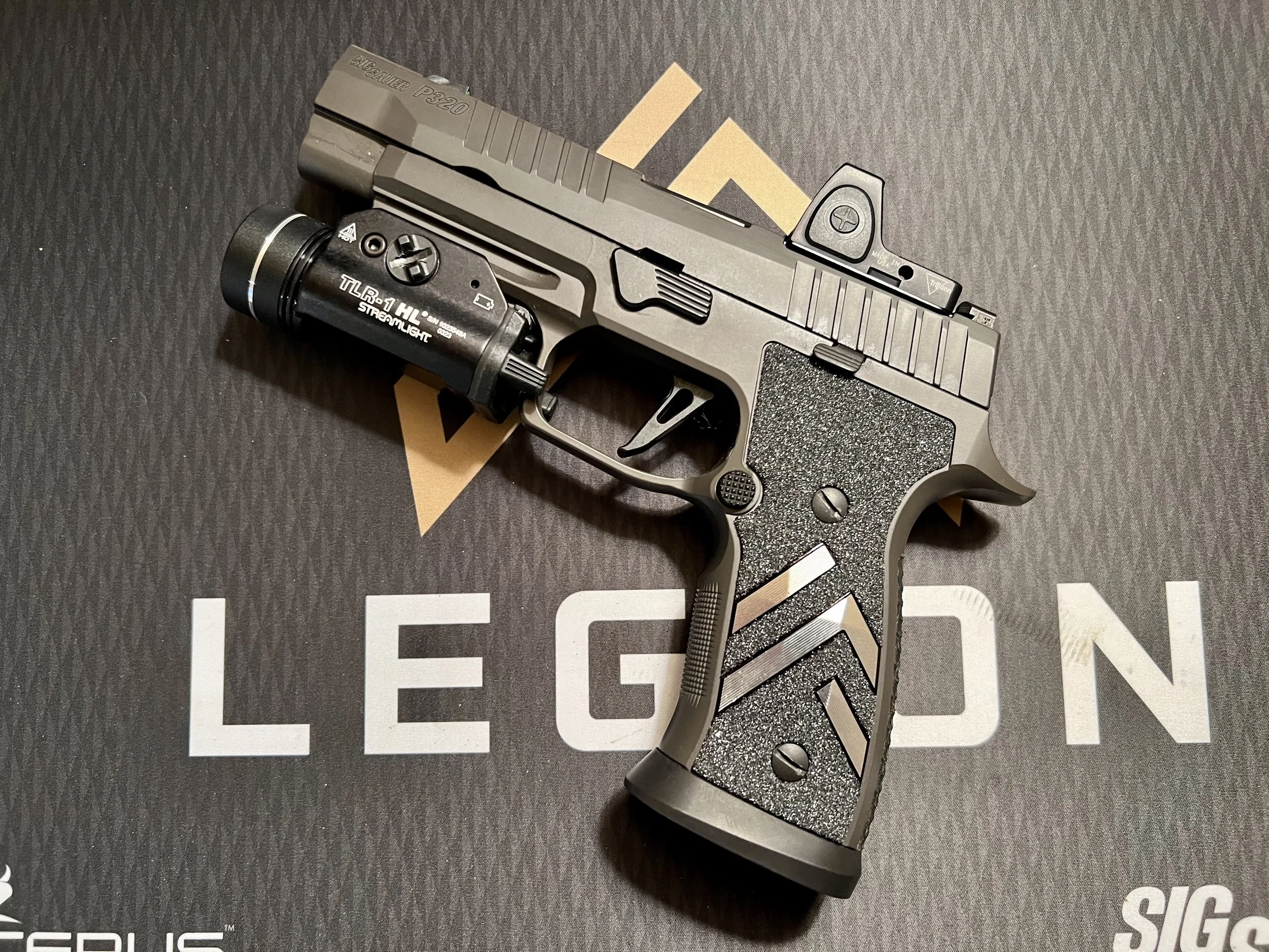 Sig Sauer P320 AXG / SXG Legion LOK Grip Panels with Permanent Traction ...