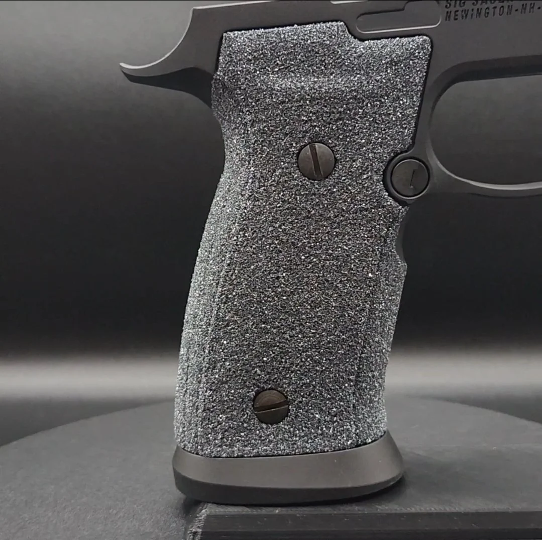 Sig Sauer P320 AXG Silicon Carbide Grip Modules — Carbided