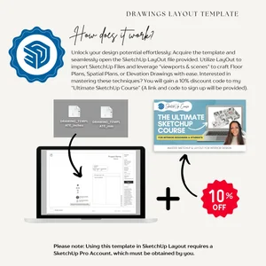 LIGHTING & GPO TEMPLATE 🌟 SketchUp LayOut Template — BALIKA HOMES