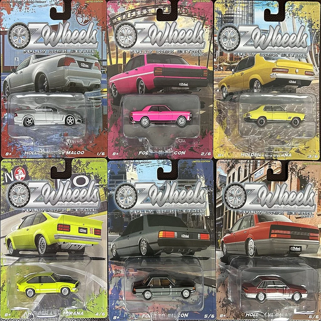 OZ Wheels FSD Series One – Aussie Icons Diecast Set (1:64 Scale, 12-Pack)