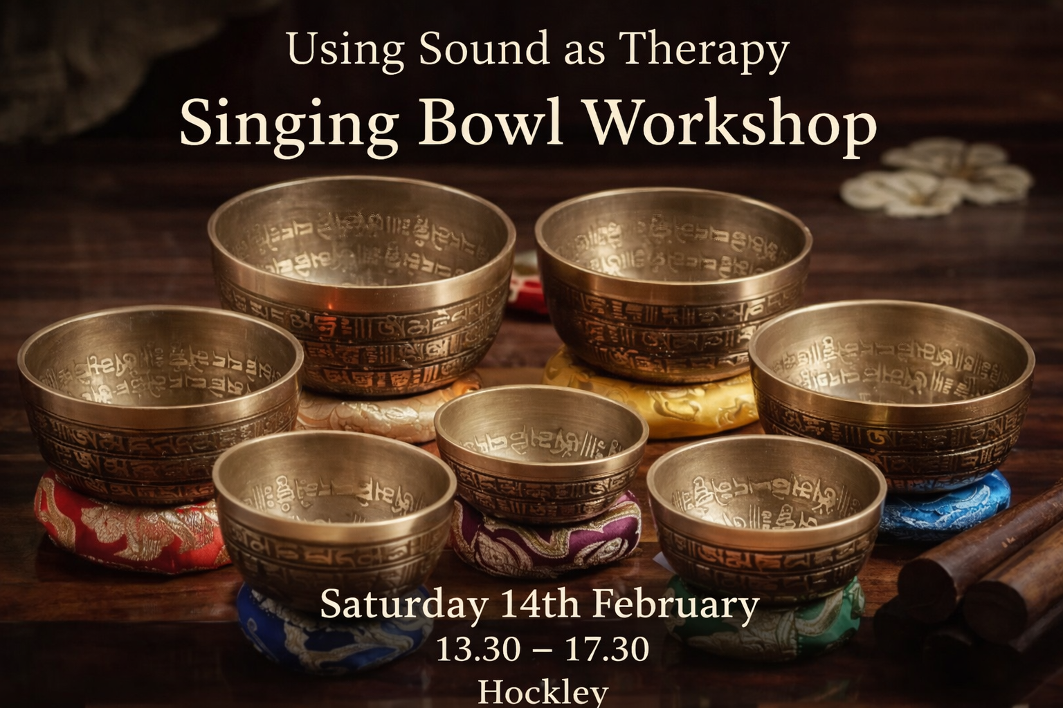 Singing Bowls Sound Therapy Workshop - Saturday 14th Feb — Roger Gong