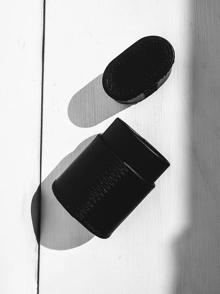 Bespoke Leather Perfume Case | Maya Njie | NOYAU Leather Studio | London