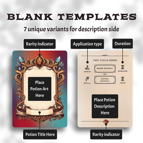 Printable DnD 5e Tools & Kits – 36 Item Cards (PDF + PNG) — Mirime