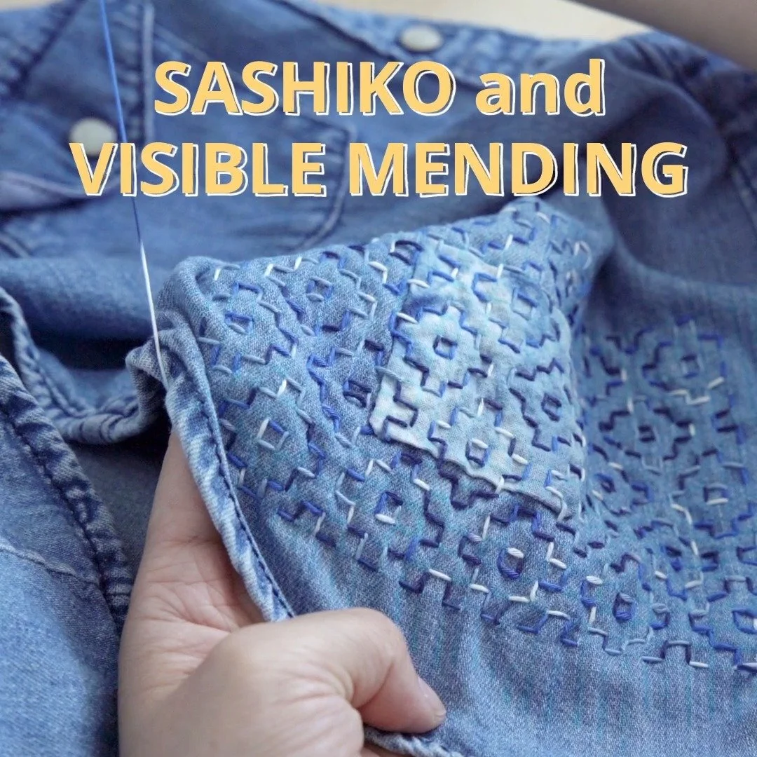 Master Sashiko Stitching and Visible Mending: Free Tutorials for ...