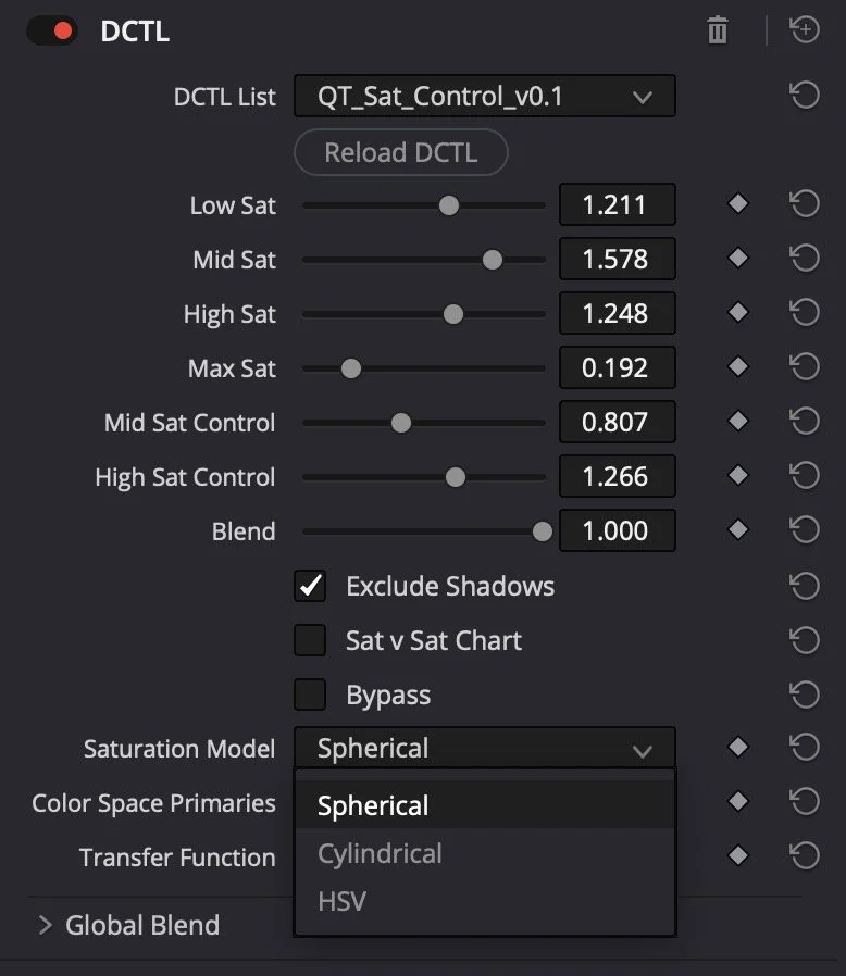 Qt Saturation Control — Qazis Toolkit