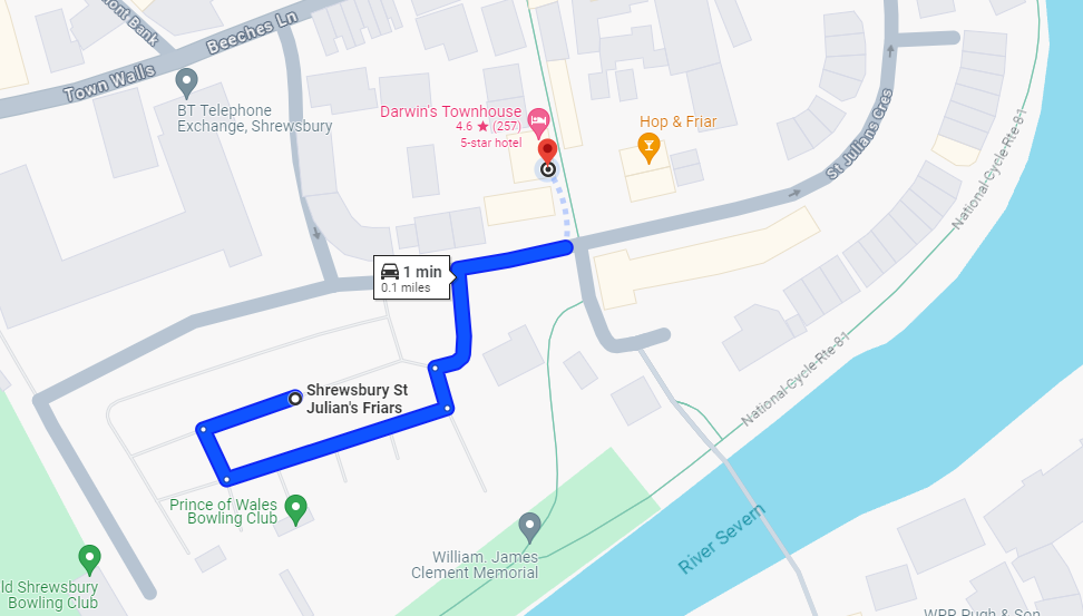 Parking Information — Darwins Townhouse