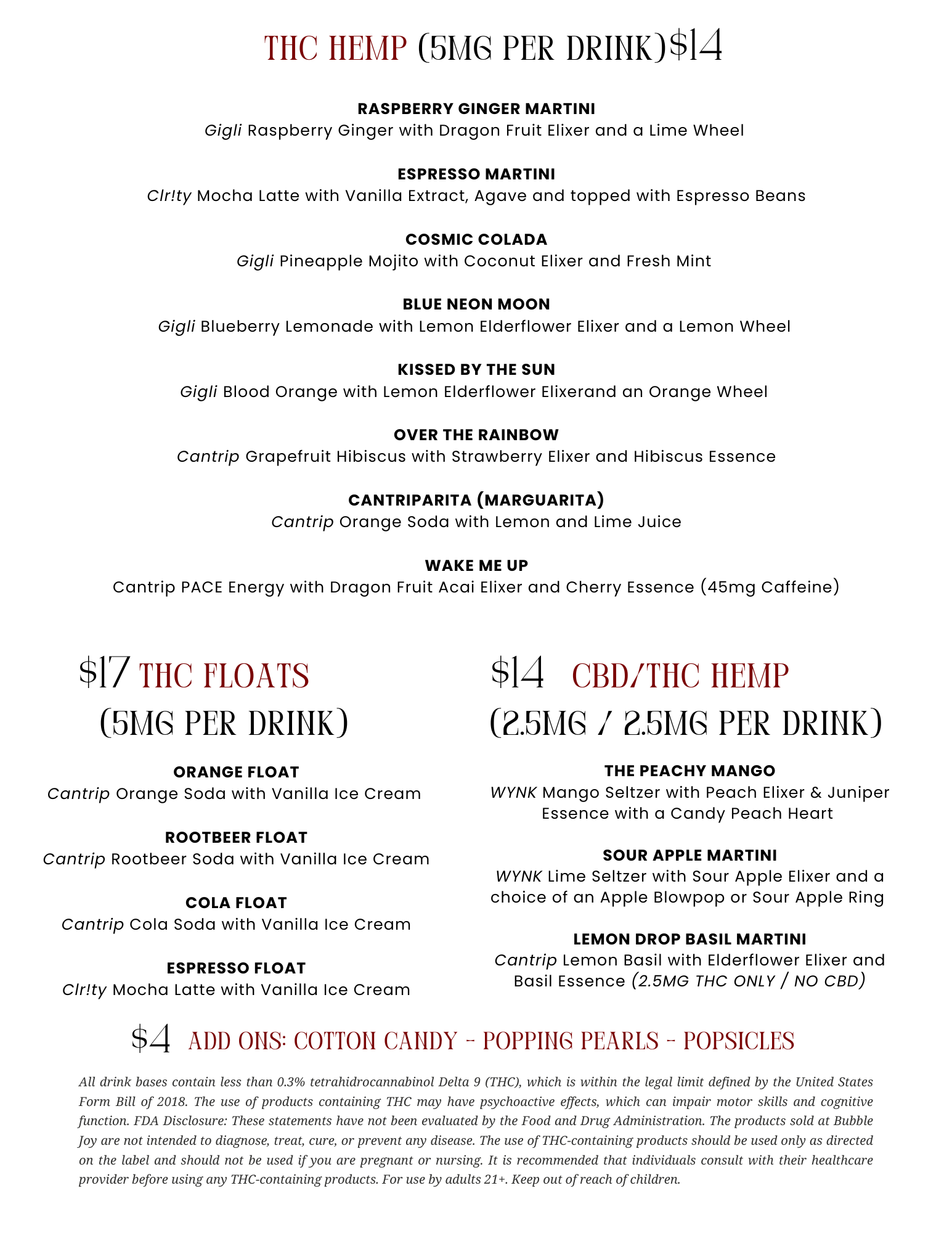 Mocktail Bar — magic happens here