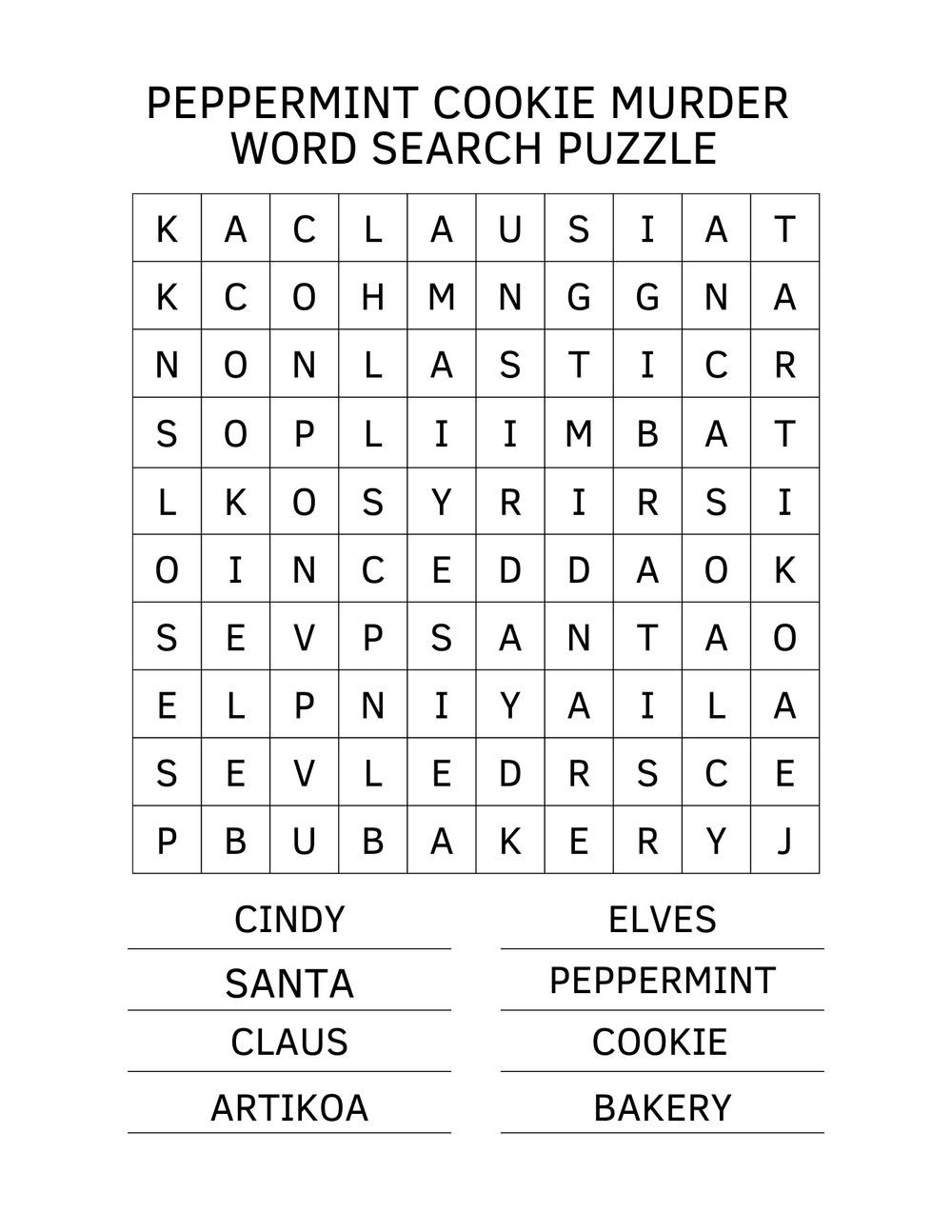 Free Printable Cozy Mystery Word Games — Cozy Crime Reads