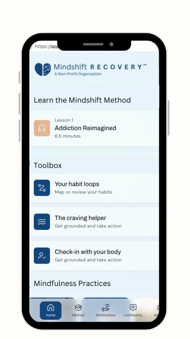 Mindshift Recovery | The Mindshift Recovery App