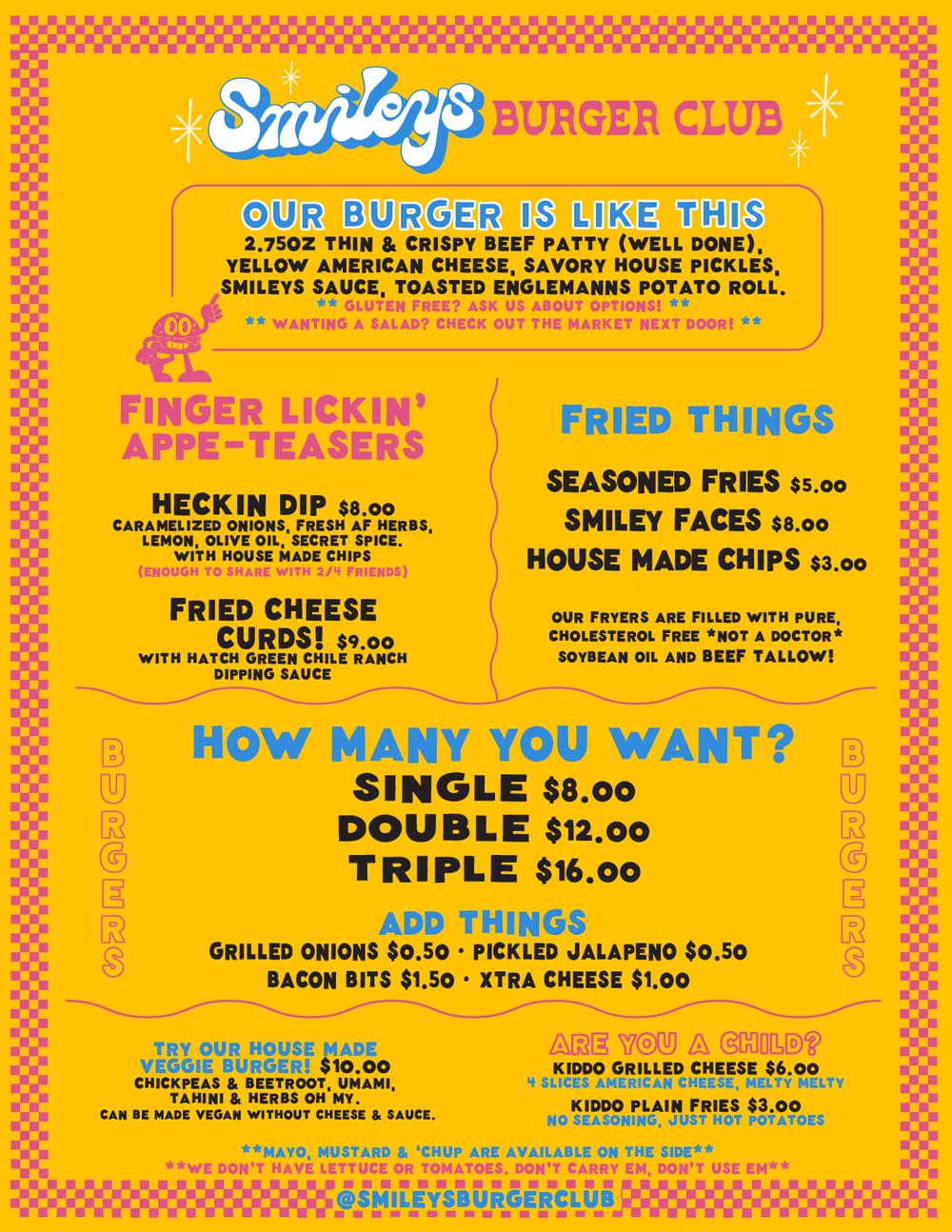 General 2 — Smileys Burger Club