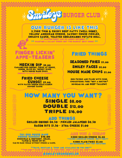 General 2 — Smileys Burger Club