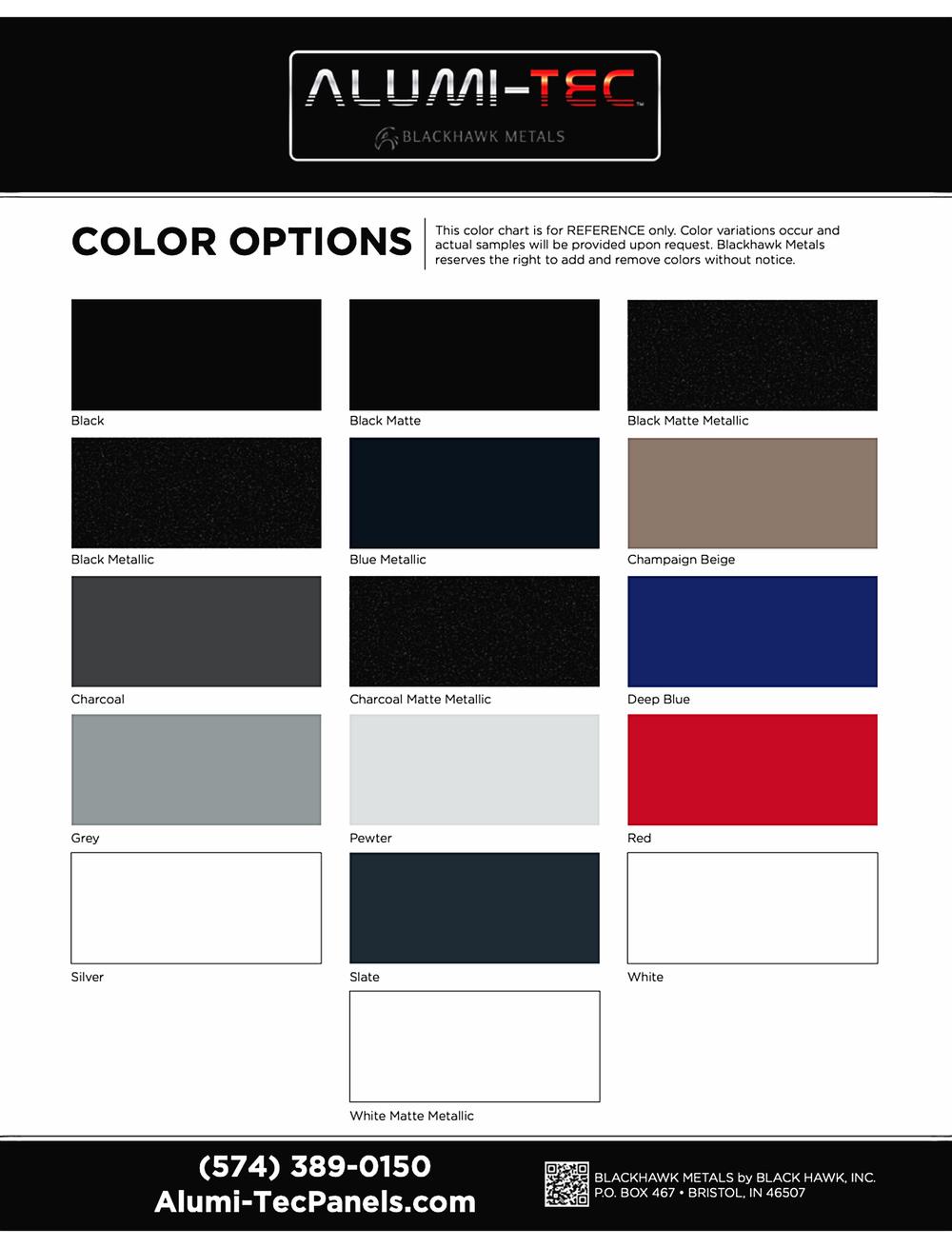 Alumi-Tec — BLACKHAWK METALS